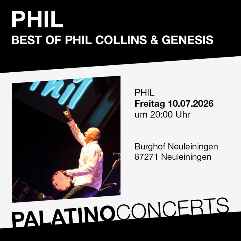 PHIL - Best of Phil Collins & Genesis – Burg Neuleiningen – Fr 10.07. ...